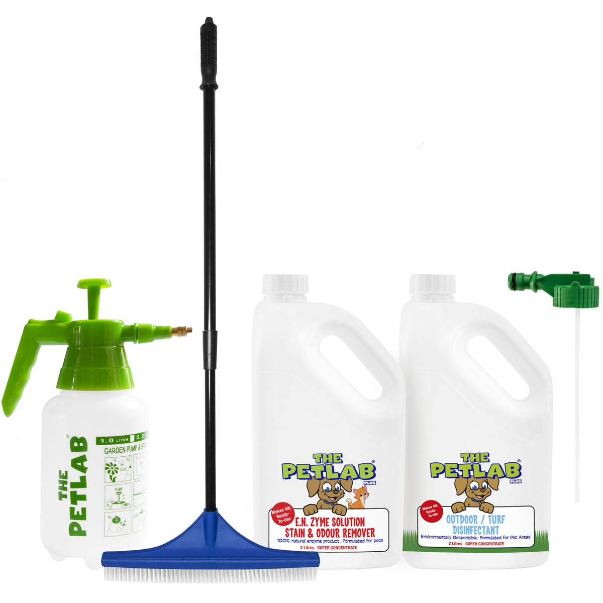 PetLab Artificial Turf Pack - The Ultimate Backyard Cleaning Bundle